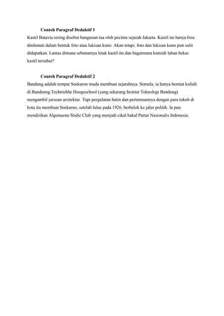 Contoh paragraf | PDF
