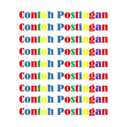 Contoh postingan | PDF