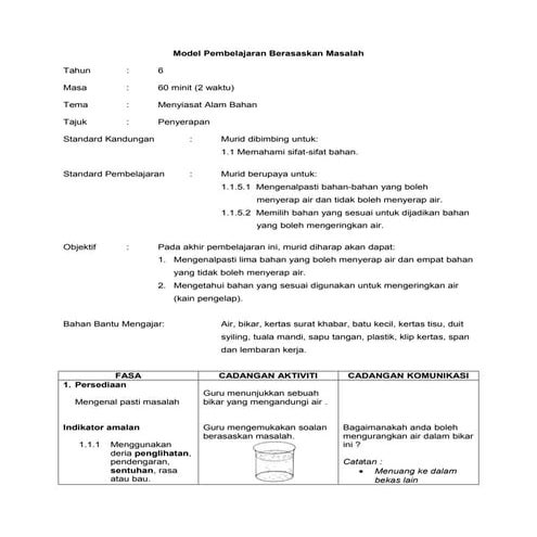 Contoh p&p penyelesaian masalah 3 k skpm | DOC