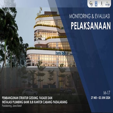 Contoh ppt persentase meeting progres proyek bank bjb .pptx