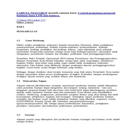 Contoh proposal | DOCX