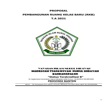 Proposal rehab sekolah (acc) | DOCX