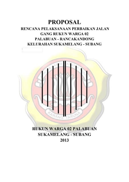 Proposal pembangunan jembatan | PDF