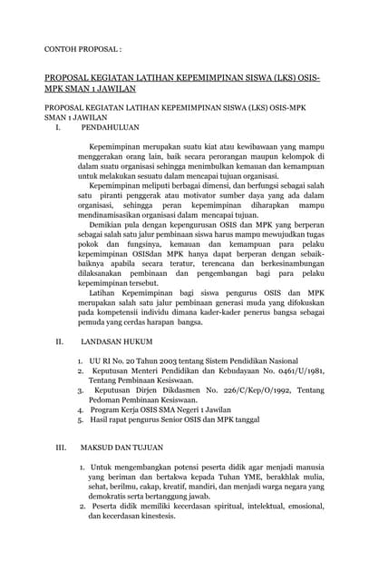 Contoh proposal public relations | PDF