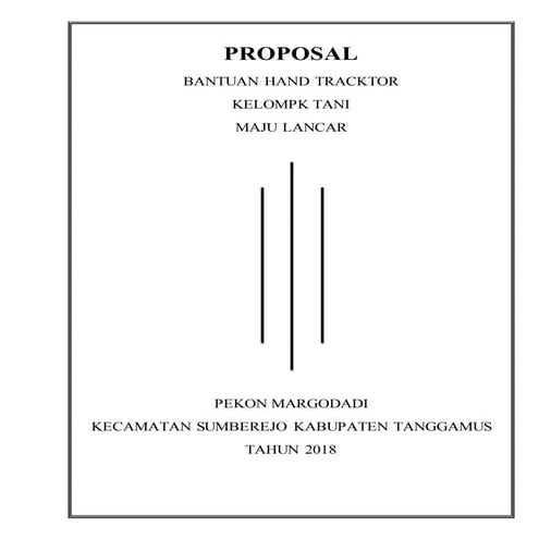 Contoh Proposal Usaha Budidaya Ayam Petelur | KEWIRAUSAHAAN | DOCX