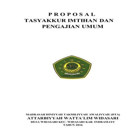 Contoh program kerja yayasan | DOCX