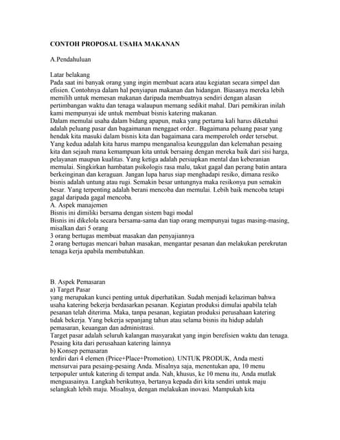 Contoh Proposal Usaha Budidaya Ayam Petelur | KEWIRAUSAHAAN | DOCX