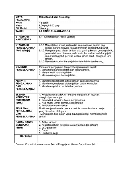 MUKA DEPAN RPH | DOCX