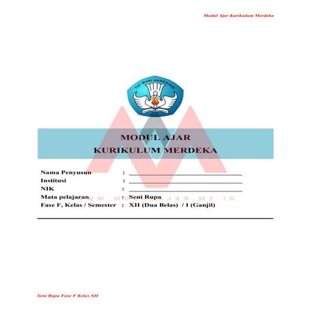 Modul Ajar Seni Rupa Kelas 12 Kurikulum Merdeka | PDF