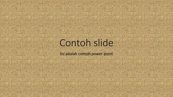 Slide power point yang di upload | PPT