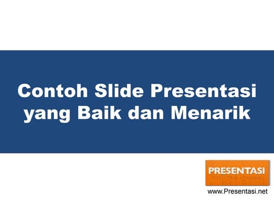 Contoh Presentasi Pengenalan Produk | PPT