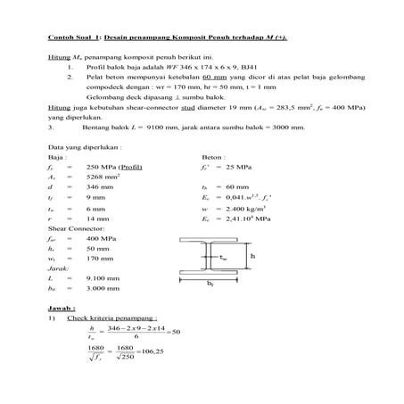 Tabel baja-wf-lrfd | PDF
