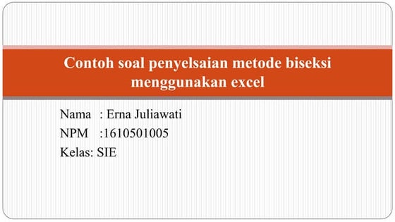 Matriks eselon baris dan eselon baris tereduksi | PPTX