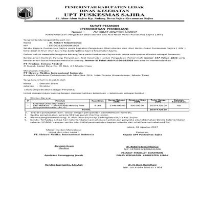 Contoh sp 2017 | PDF