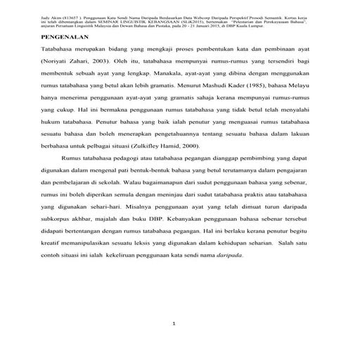 Contoh tugasan 1 | PDF