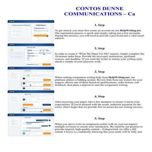 CONTOS DUNNE COMMUNICATIONS – Ca | PDF