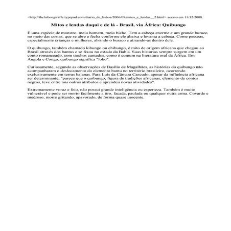 Contos quibungo | PDF