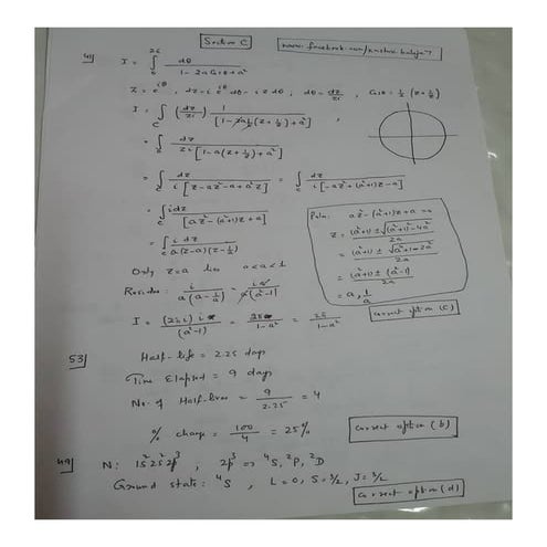Contour integration | PDF