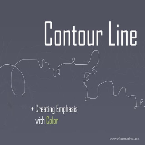 Contour Line and Creating Emphasis with Color | PPT