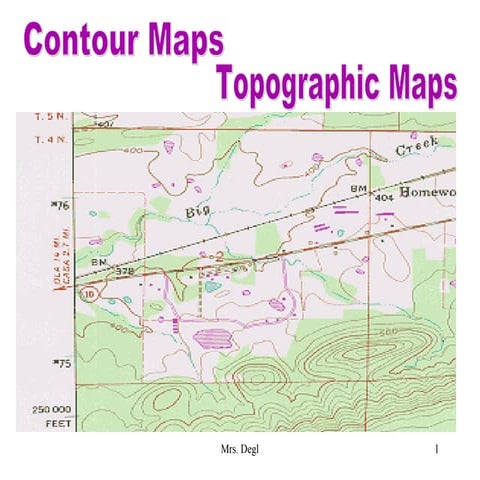 Contour maps | PPT