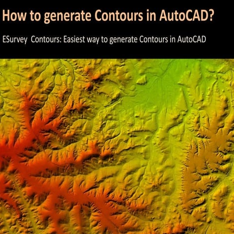Esurveying Contour software | PPT