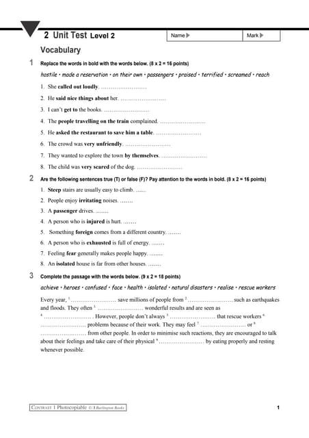 Unit 1_Practice | PDF