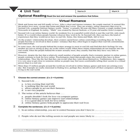 BACH READING - UNIT 4 | DOC | Internet | Computing