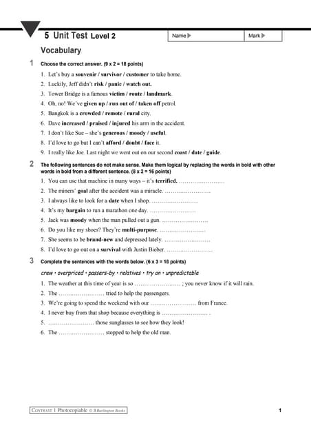 Use of English (Rephrasing B1) | PDF