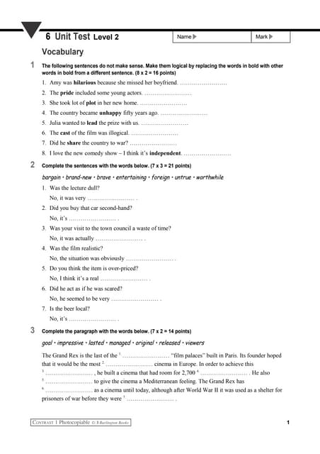 Grade 2 unit 6 part 2 | PPT