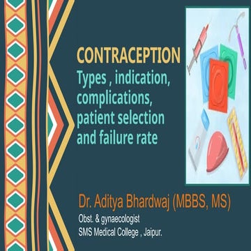 Modern contraceptive methods | PPTX