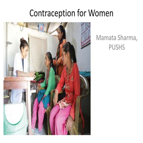 Contraception for women | PPTX
