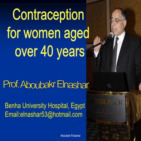 Contraception for women aged over 40 years | PDF