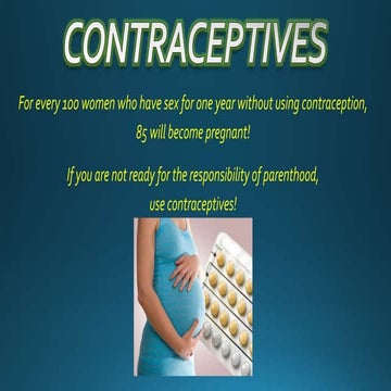 Contraceptive presentation | PPT