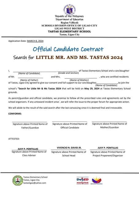 inset program sample school-based activity | DOCX