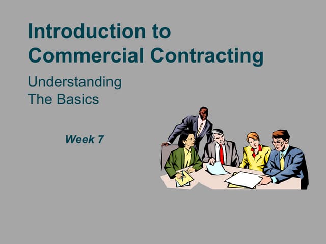 contract administration PPT | PPTX