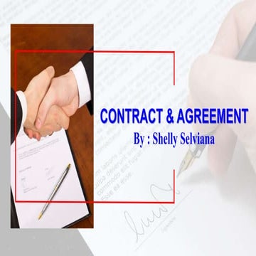 Contract and Agreement | PPTX