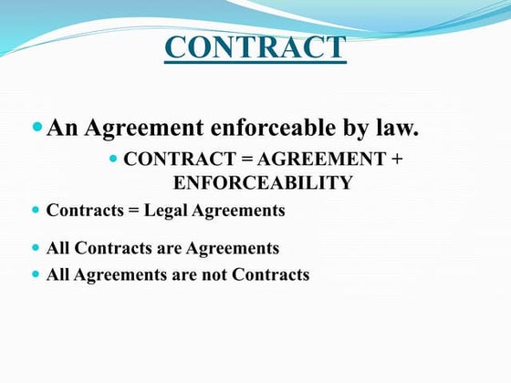Introduction to Contract Law | PPT