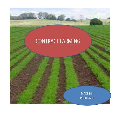 Contract farming | PPT