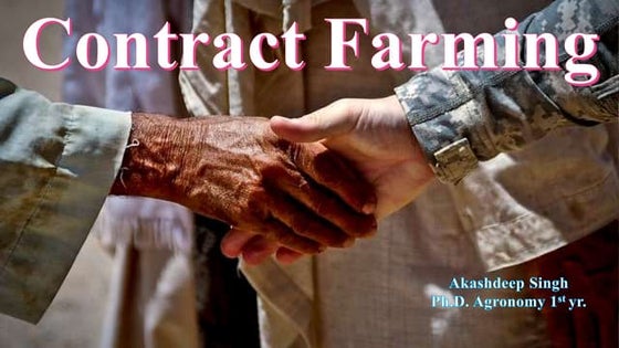 Contract farming | PPT