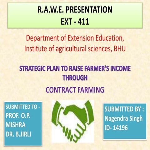 Contract farming | PPTX