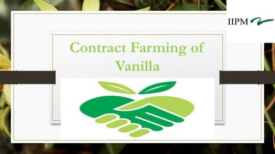 Contract farming aabmi,navsari | PPT