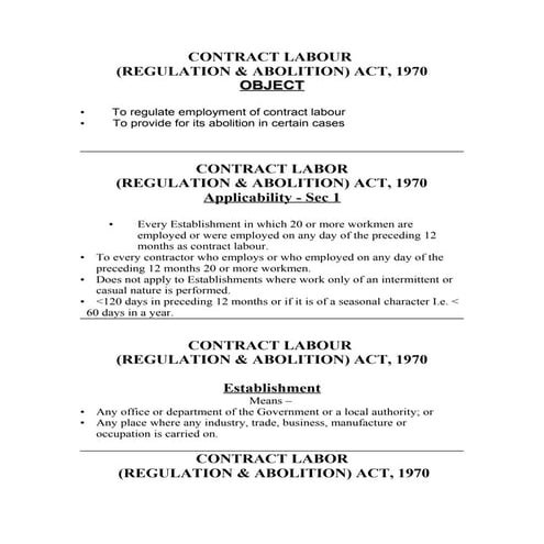 Contract labour | DOC