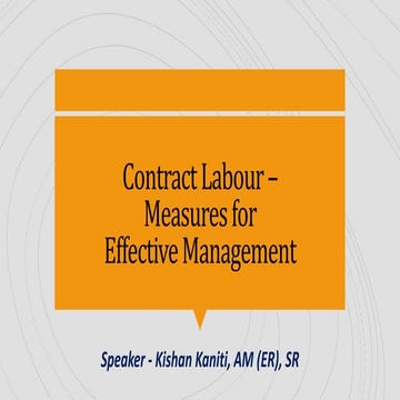 Contract Labour – Measures for effective Management.pptx