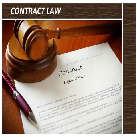 Key features of Contract law | PPTX