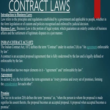 Contract law | PPT
