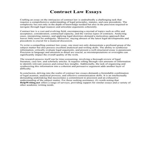 Contract Law Essays.pdf