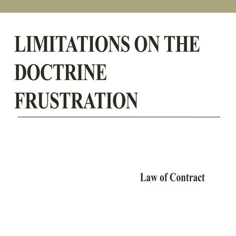 Contract law presentation 2 | PPTX