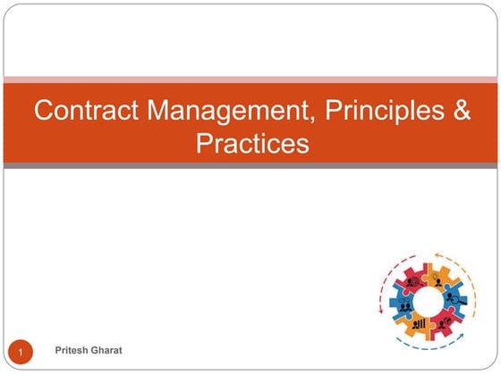 Contract management general | PPT