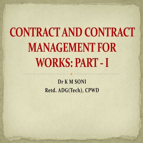 EPC and other types of contracts | PPTX