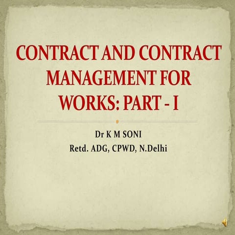 Price variation in works contracts | PPTX